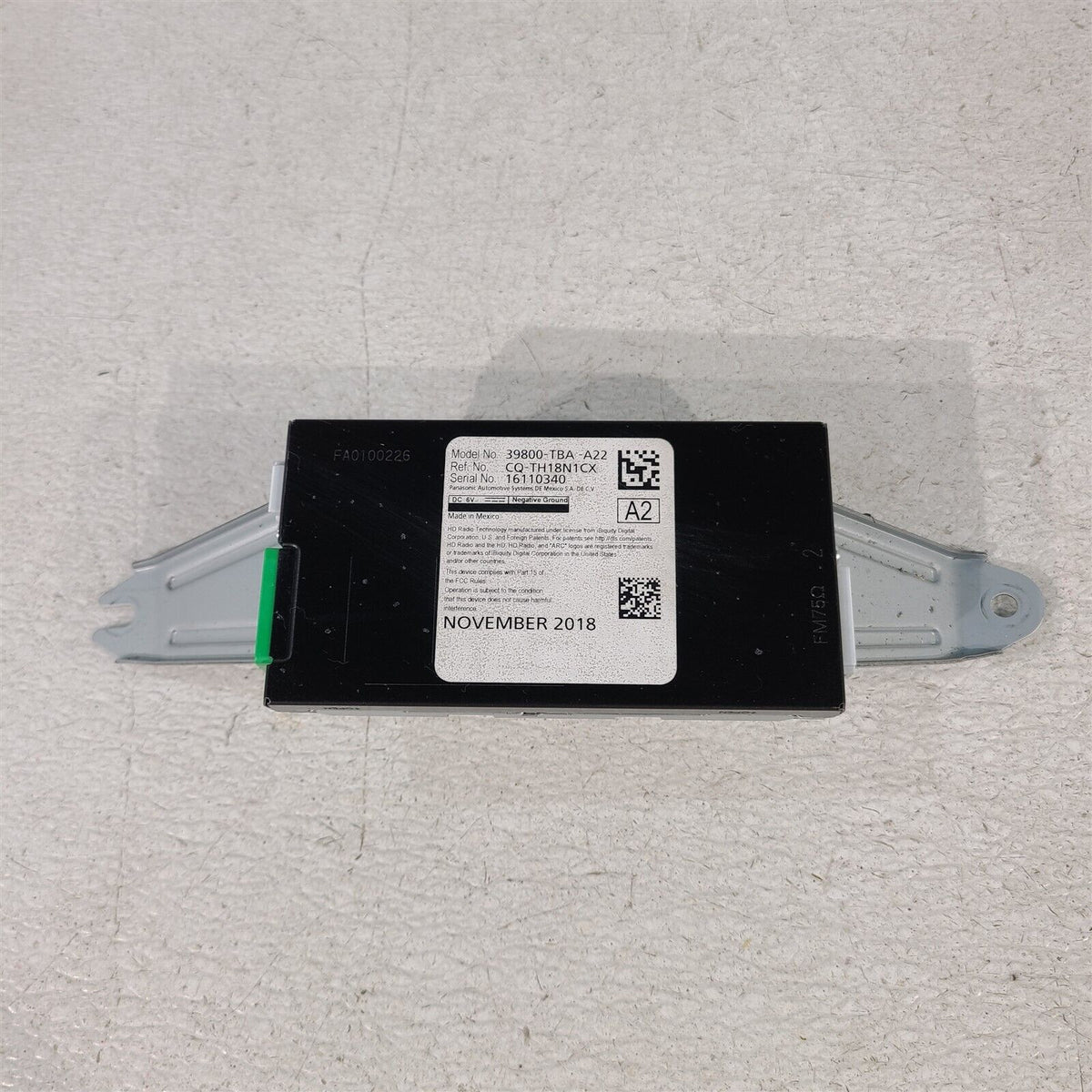 17-20 Honda Civic Si Radio Unit Control Module Aa7225 — AESCORVETTEPARTS