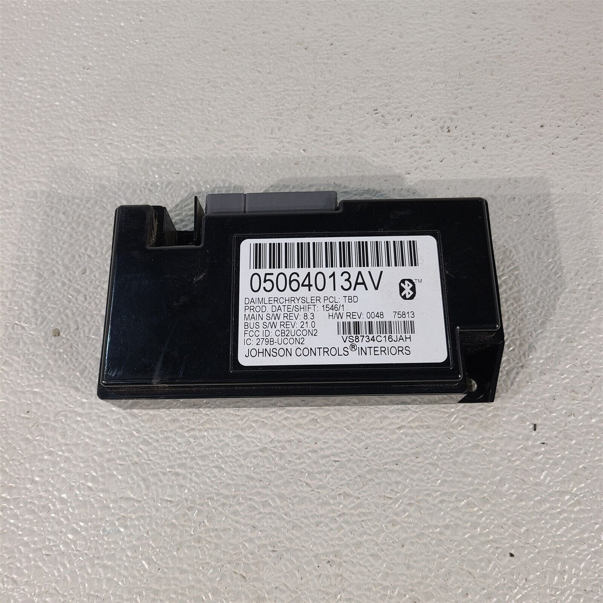 05-07 Chrysler 300C SRT8 Bluetooth Module Oem 05064013AV Aa7298 ...