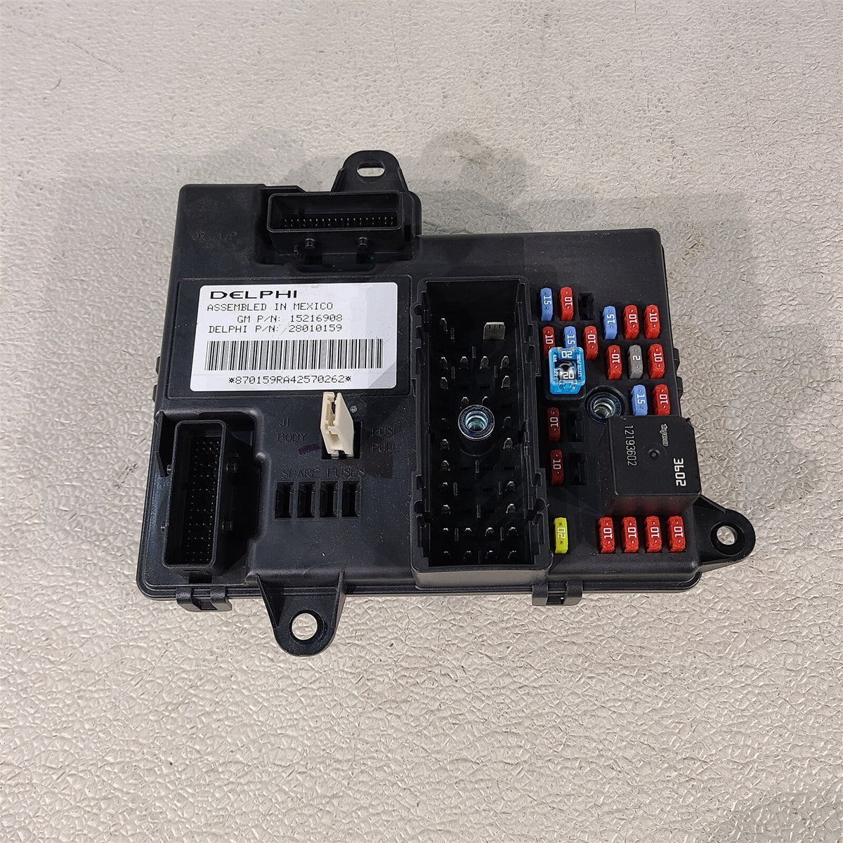 2005 Corvette C6 Body Control Module Fuse Block Bcm 15216908 Oem Aa744 ...