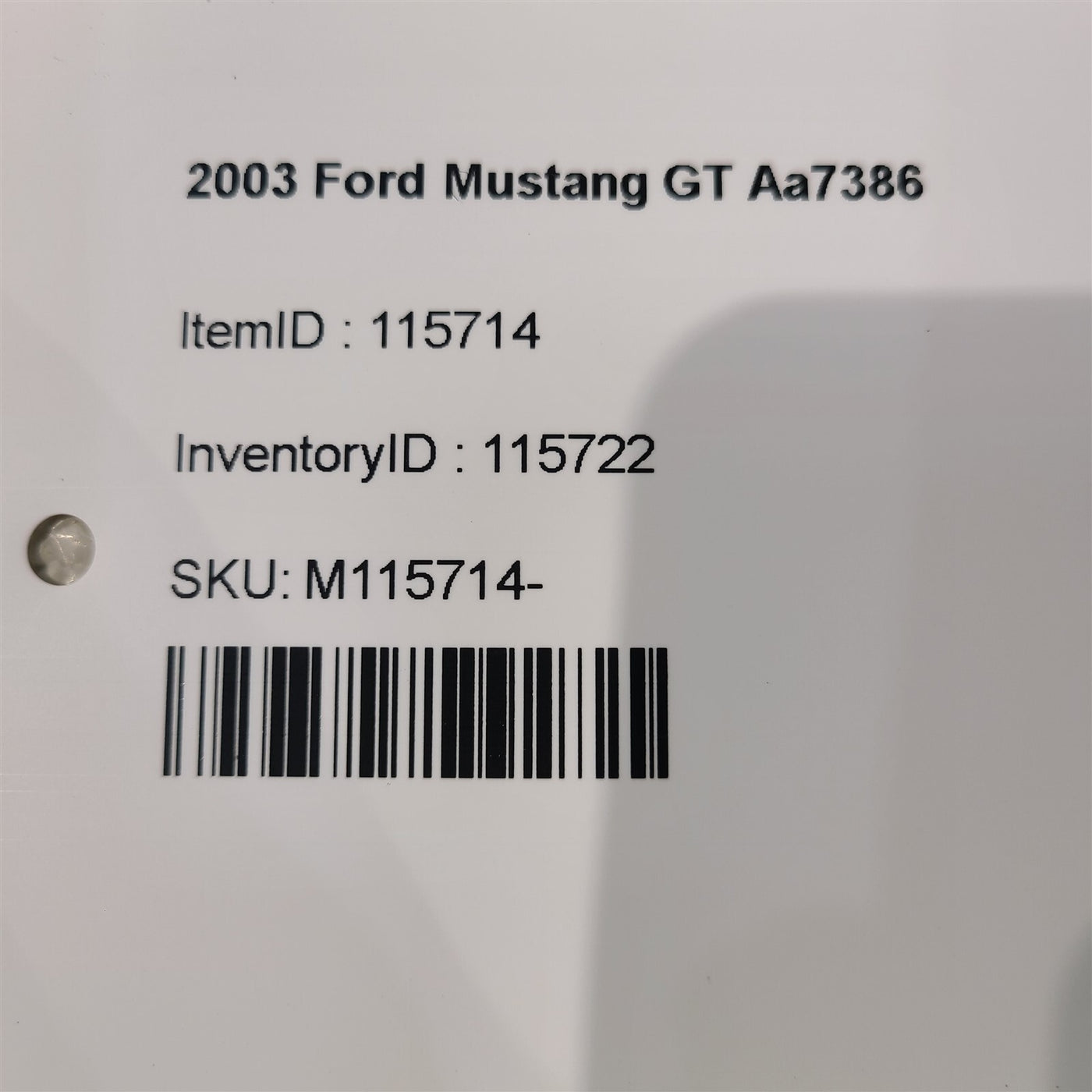 99-04 Ford Mustang Tri Bar Pony Wheel Center Caps Set (3) Oem Aa7386 ...