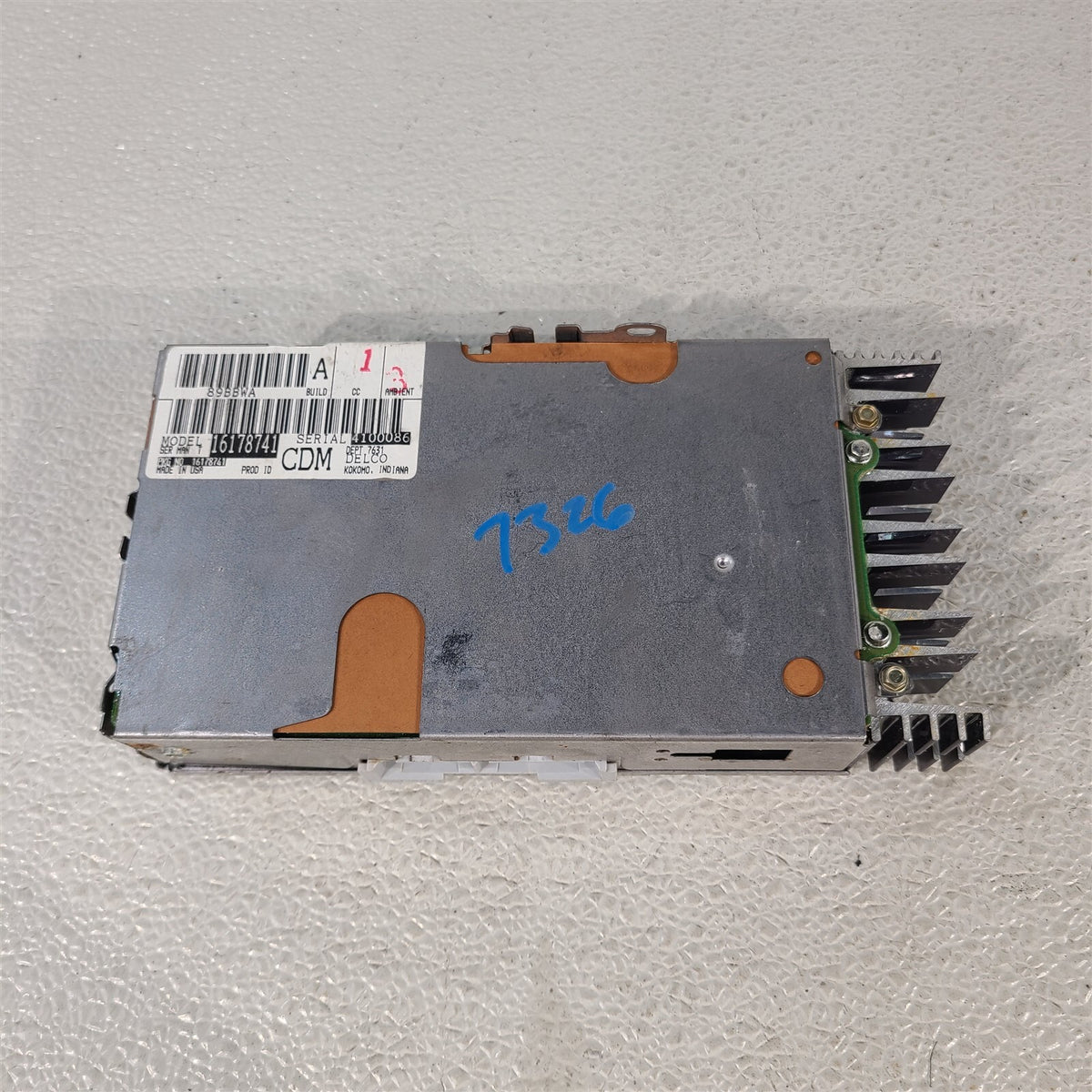 90-96 Corvette C4 Radio Receiver Module Delco Cdm 16178741 Oem Aa7326 ...