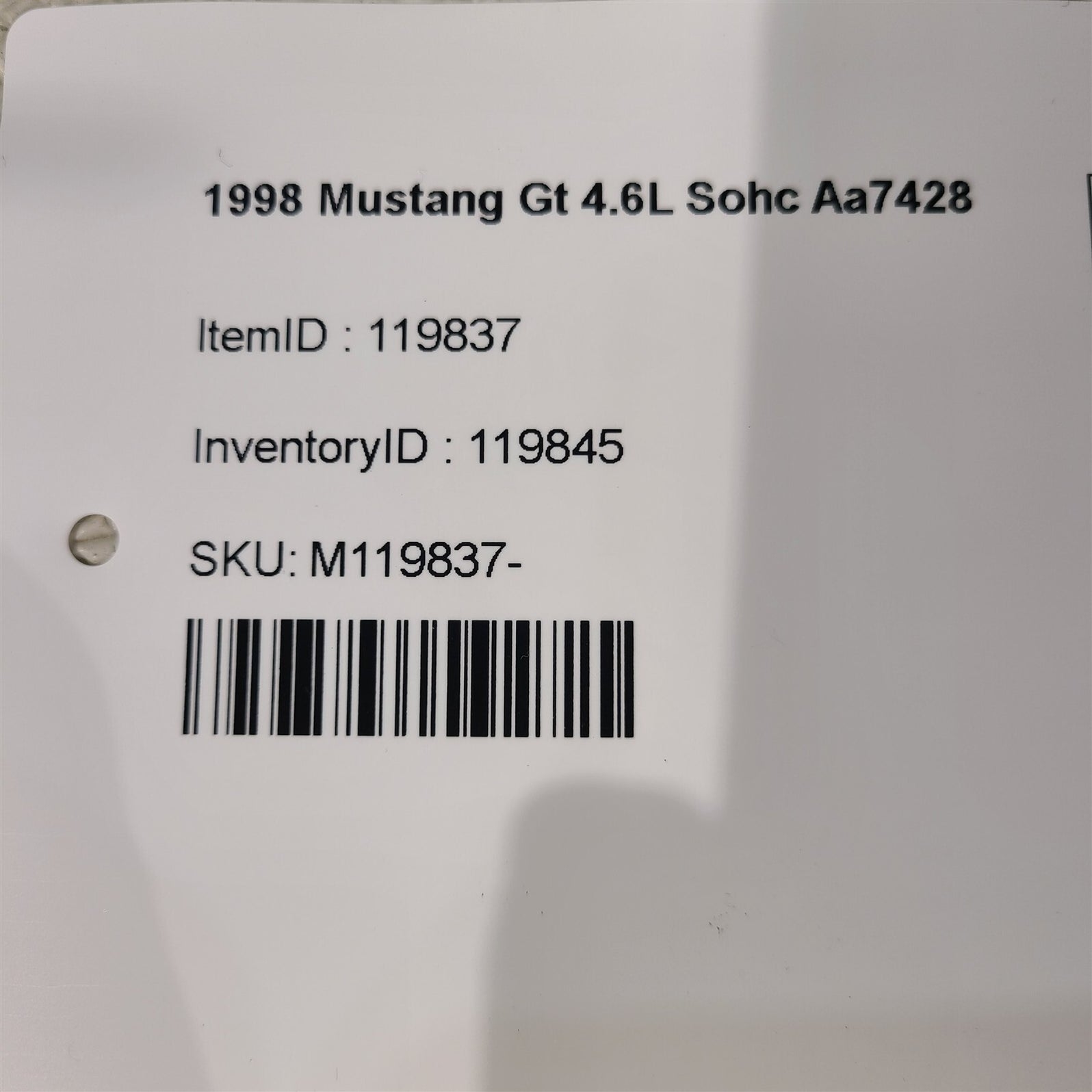 1998 Mustang Gt Driver Front Seat Belt Buckle Latch Aa7428 ...