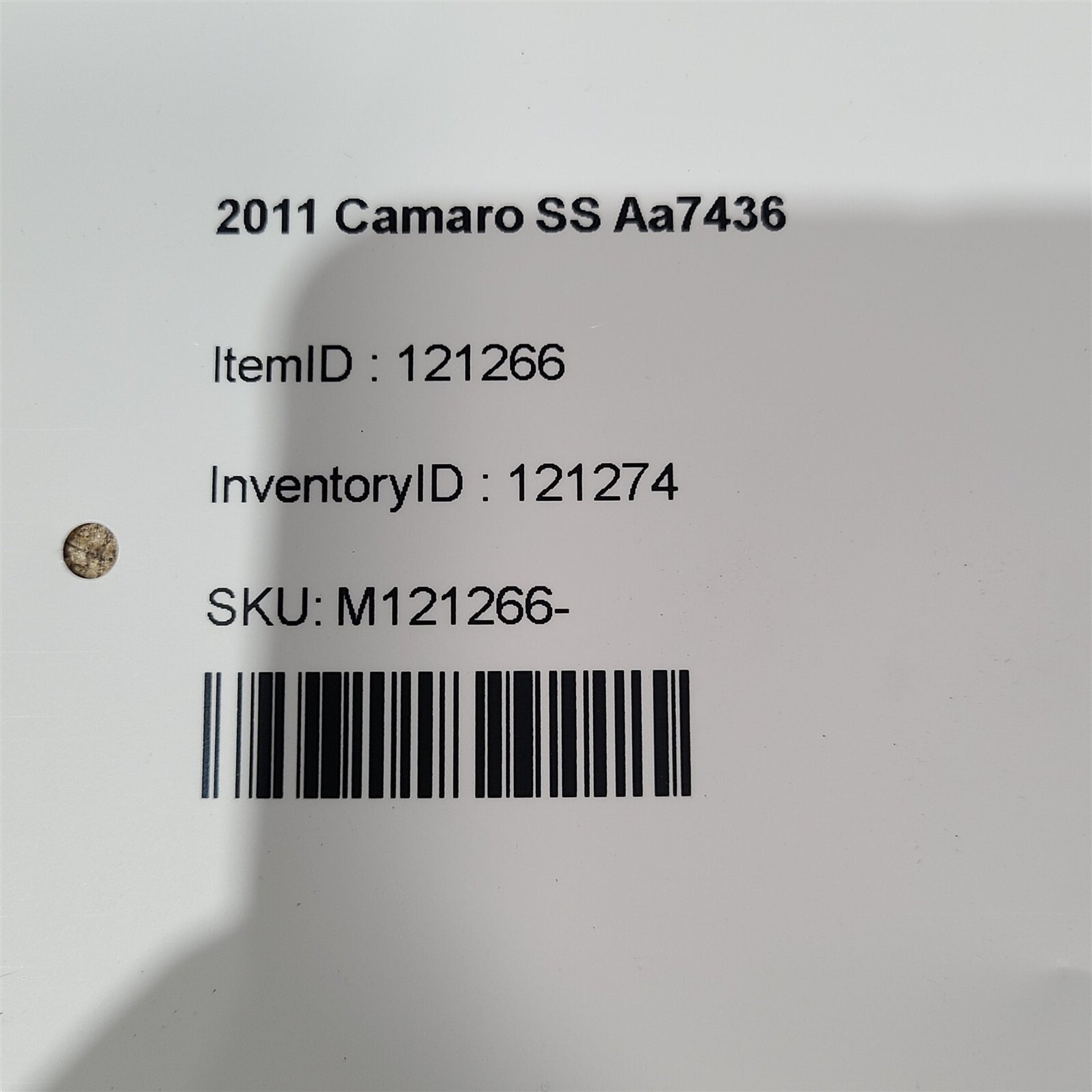 10-11 Camaro SS Front Sway Stabilizer Bar Aa7436 — AESCORVETTEPARTS