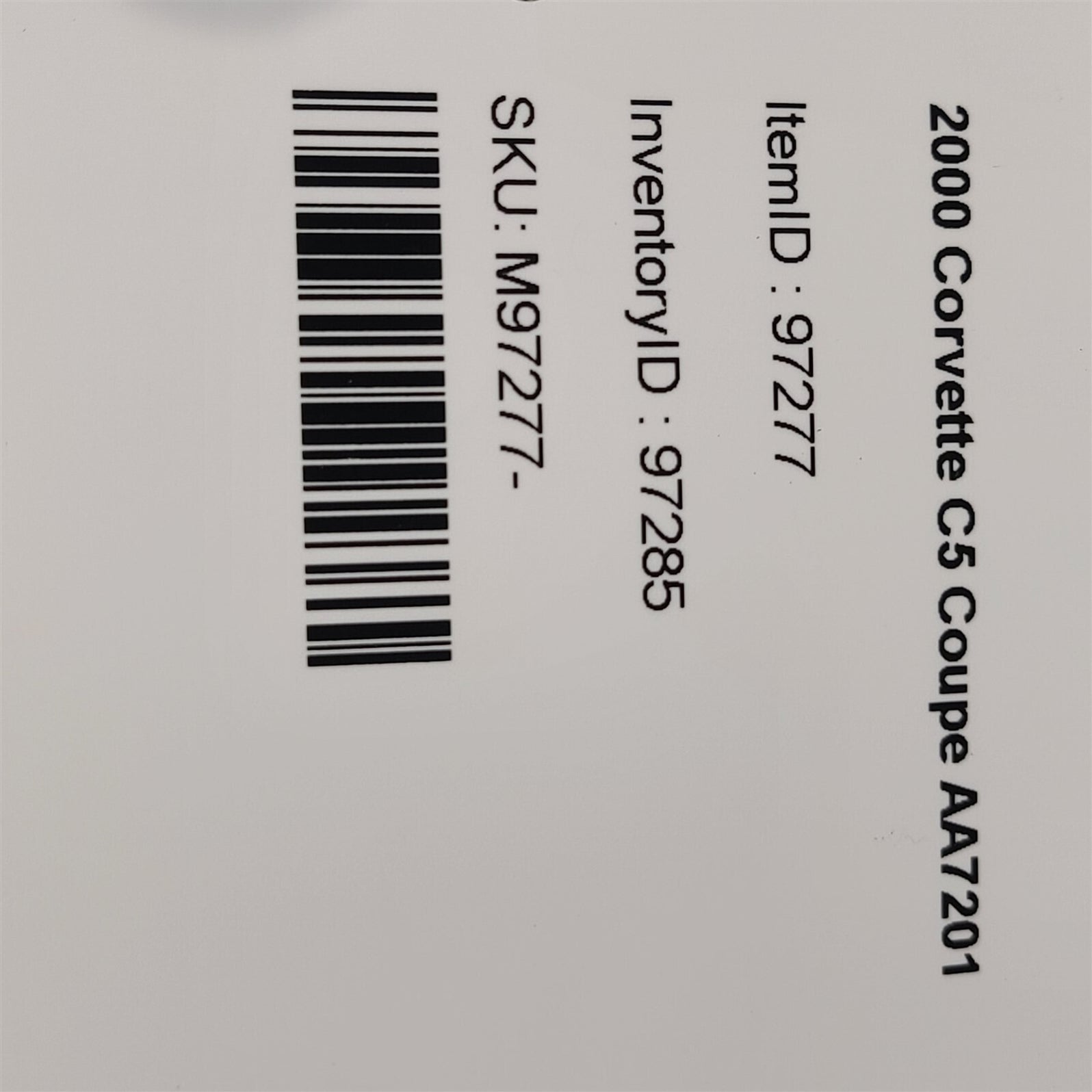 97-04 Corvette C5 Passenger Power Seat Switch Bezel Housing AA7201 ...