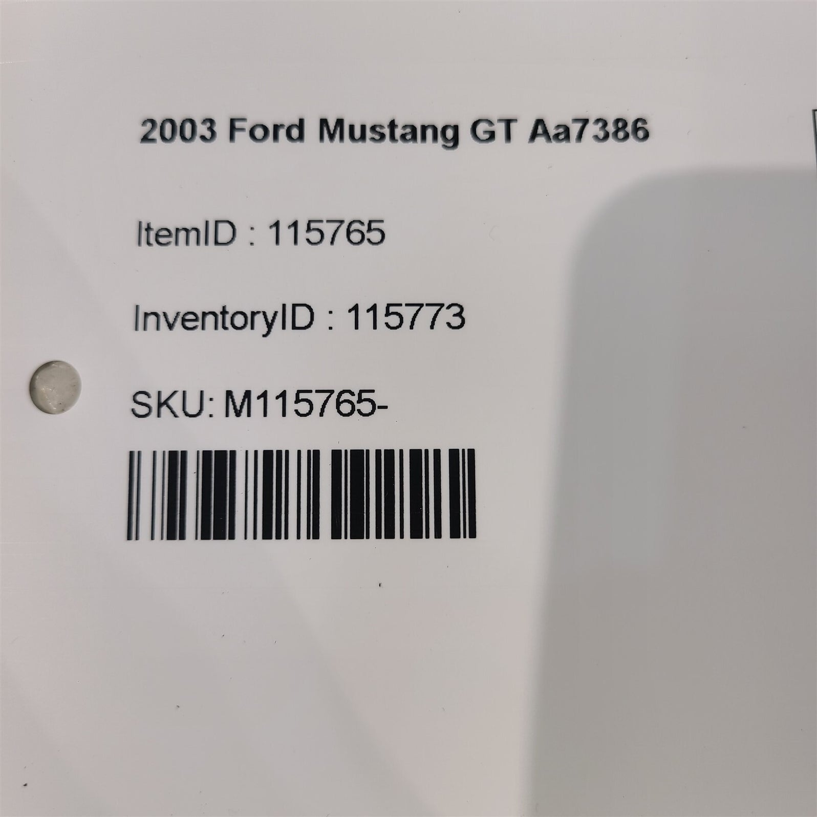 99-04 Mustang Gt Instrument Cluster 150 Mph Speedometer Gauges 109K Aa ...