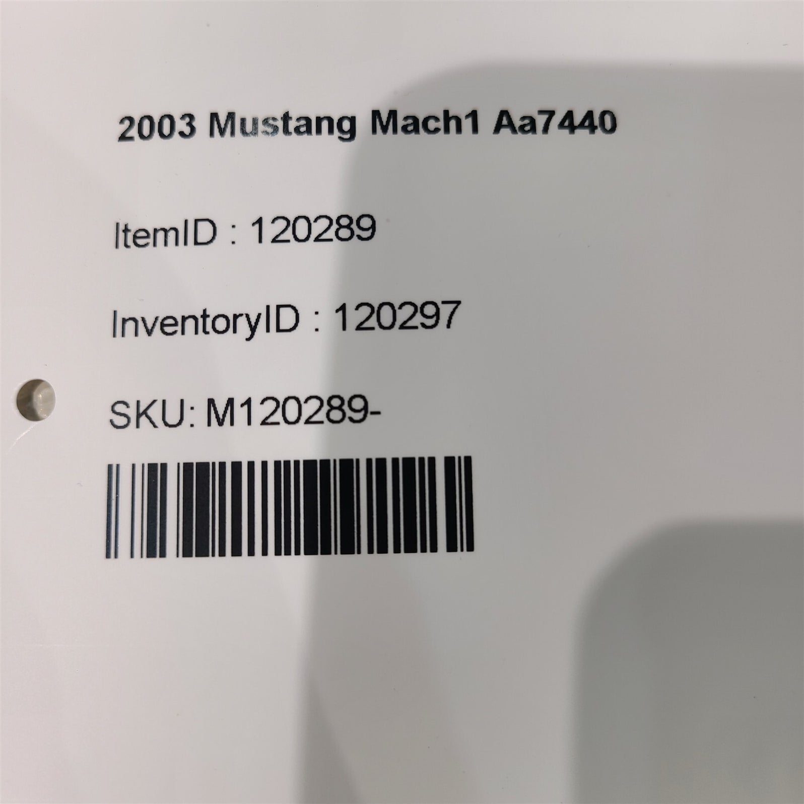 03-04 Mustang Mach1 Instrument Cluster 150 Mph Speedometer Gauges 89k ...