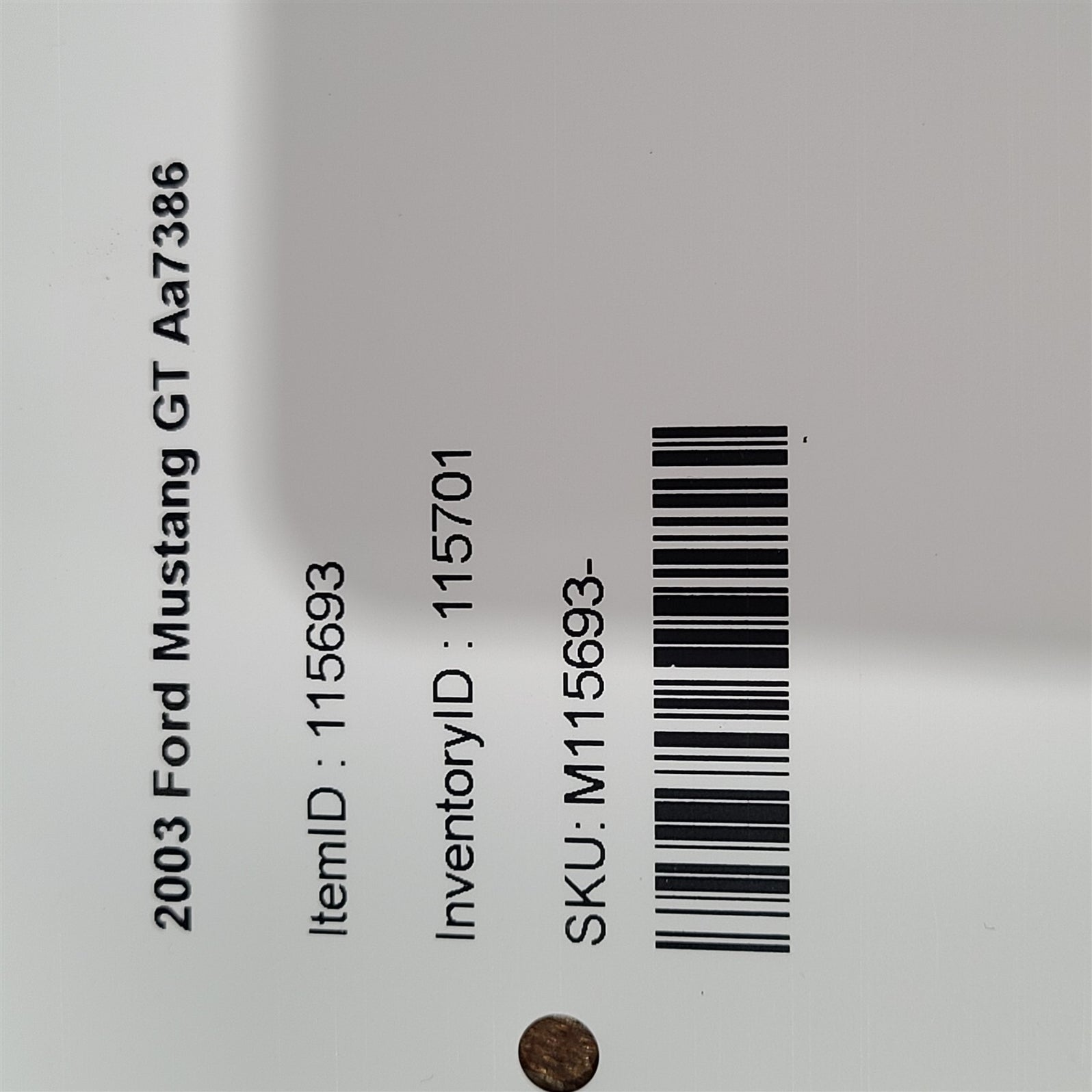 99-04 Ford Mustang Gt Oem Bullitt Wheel 17x8 3R33-1007-BA Aa7386 ...